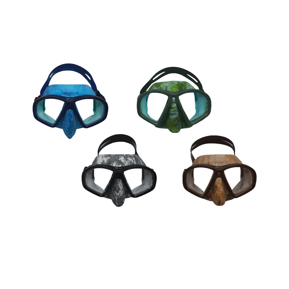 Mask Zeepro Seaquest Low Volume With Mount Camera - Bali Dive Shop