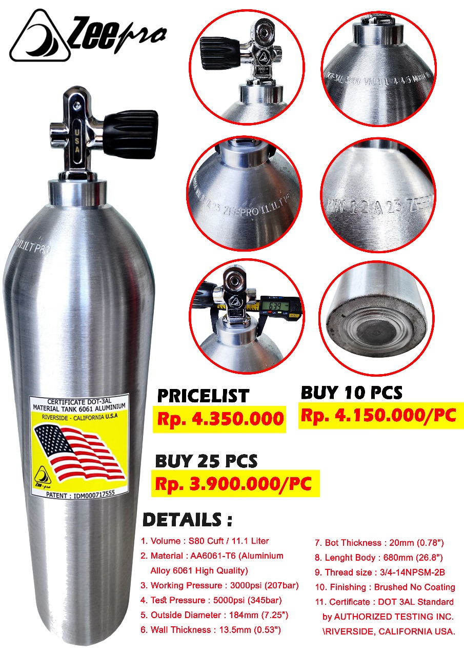 Scuba Tank - Bali Dive Shop